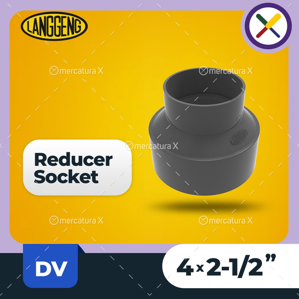 Jual Reducer Socket - DV 4x2-1/2" - Fitting PVC | Shopee Indonesia