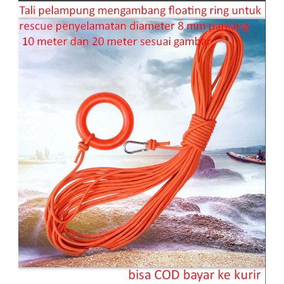 Jual Tali pelampung mengambang floating ring untuk rescue penyelamatan ...