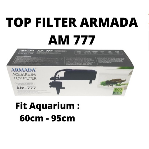 Jual ARMADA AM 777 TOP FILTER AQUARIUM POMPA CELUP AQUARIUM AQUASCAPE ...