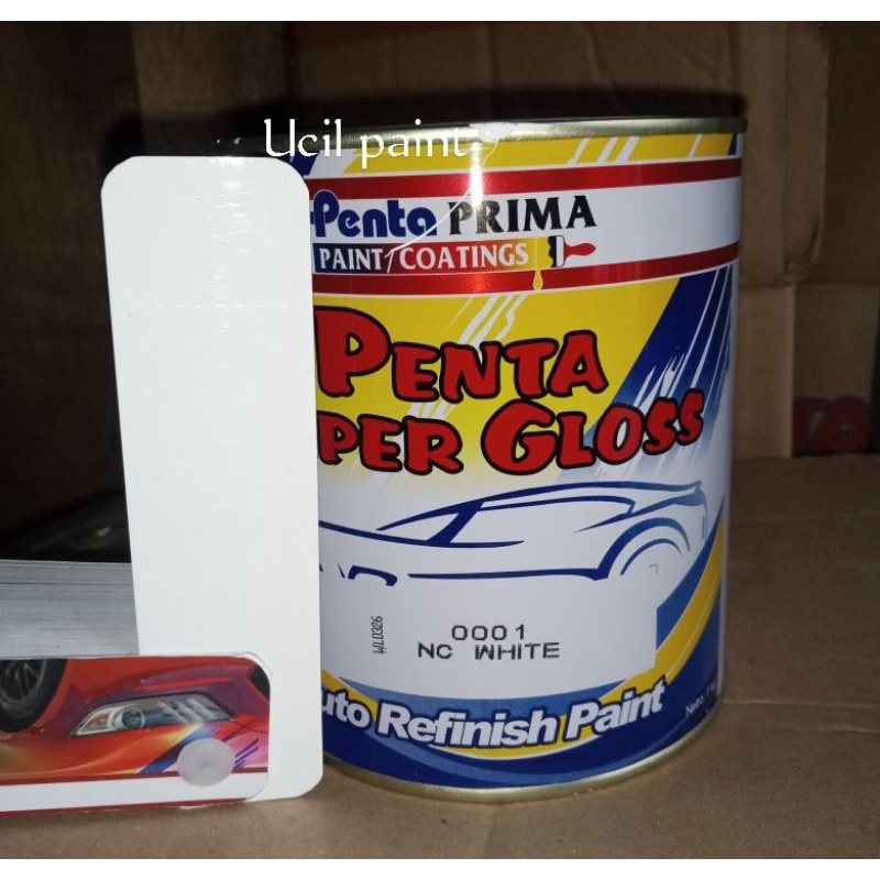 Jual CAT PENTA SUPER GLOSS NC WHITE MENGKILAP / GLOSSY | Shopee Indonesia