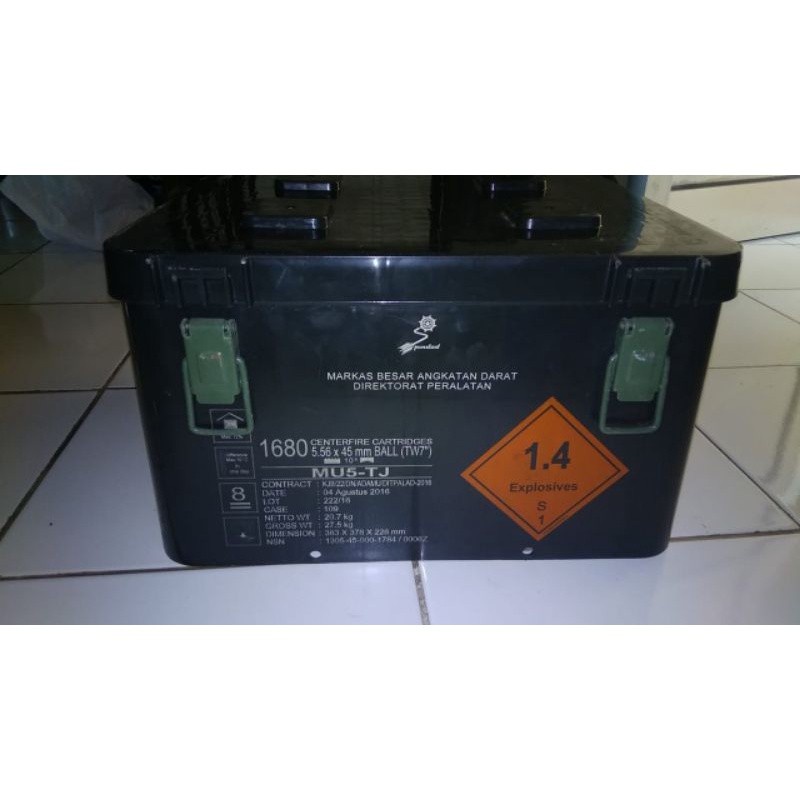 Jual Box Motor Box Kotak Peluru Amunisi Pindad Original Best Quality ...