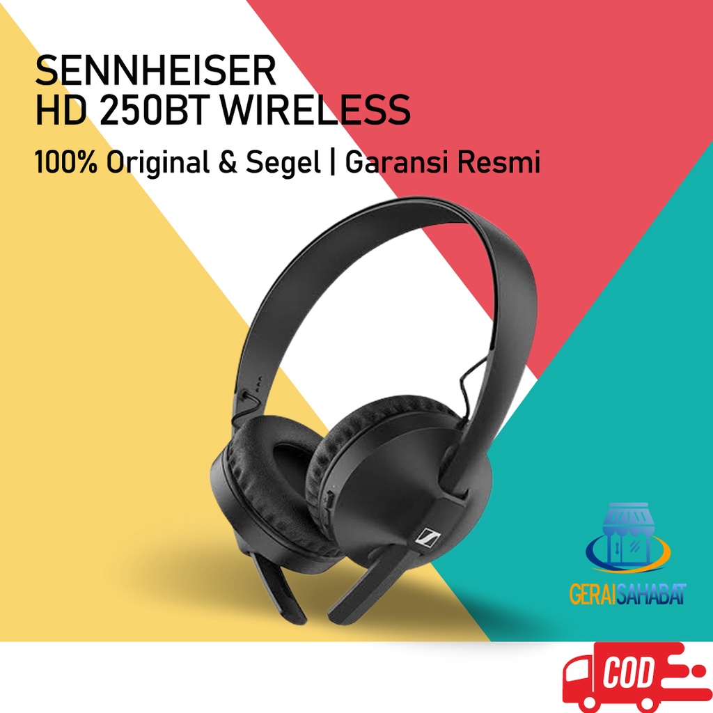 Jual SENNHEISER HD 250 BT Wireless Headphone | Shopee Indonesia