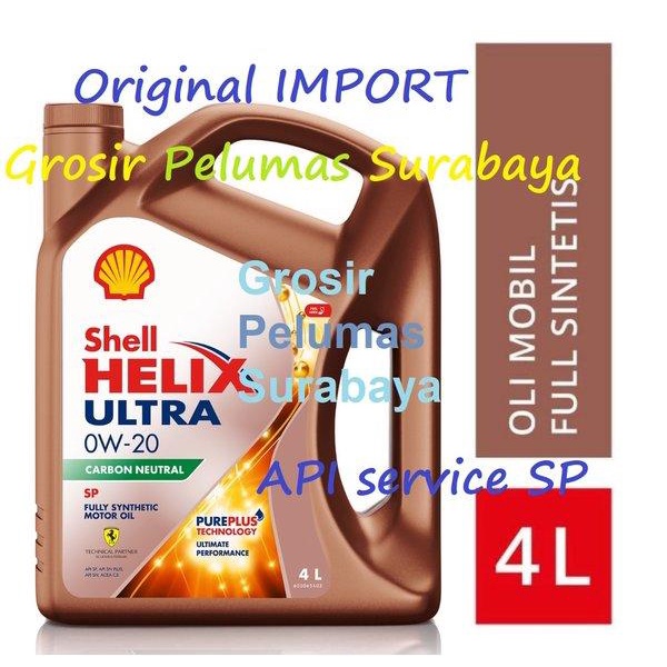 Jual Oli Mobil Full Syn Bensin Diesel Original Import Shell Helix Ultra ...