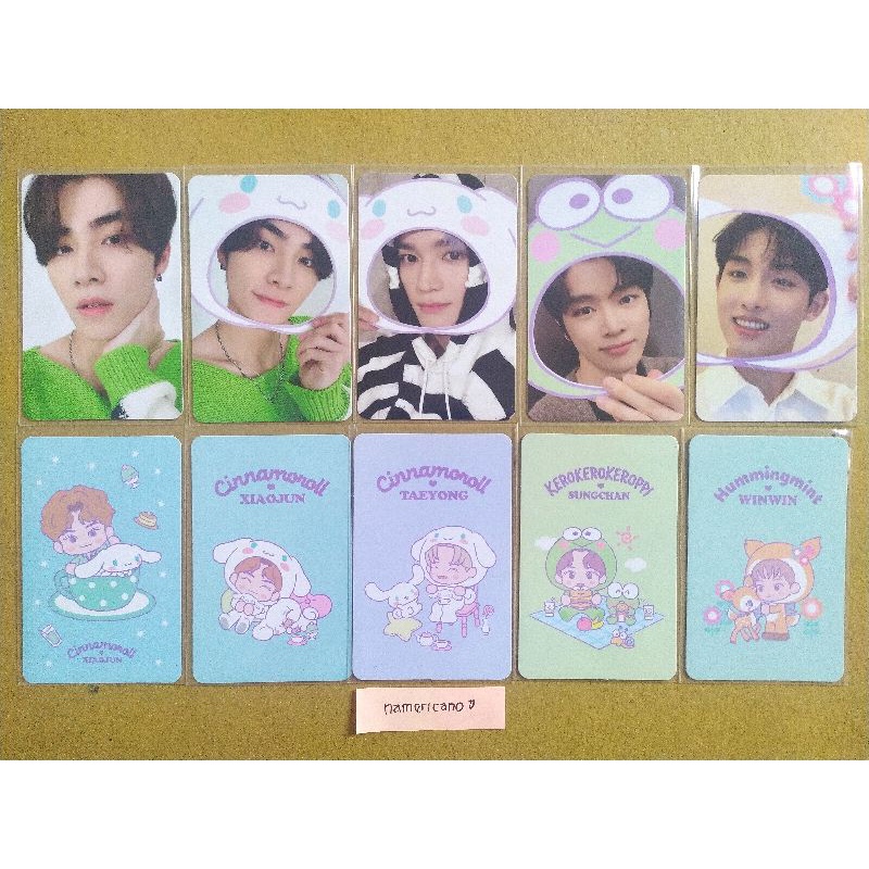 Jual Sanrio x NCT Trading Card A ver B ver | Xiaojun Taeyong Sungchan ...