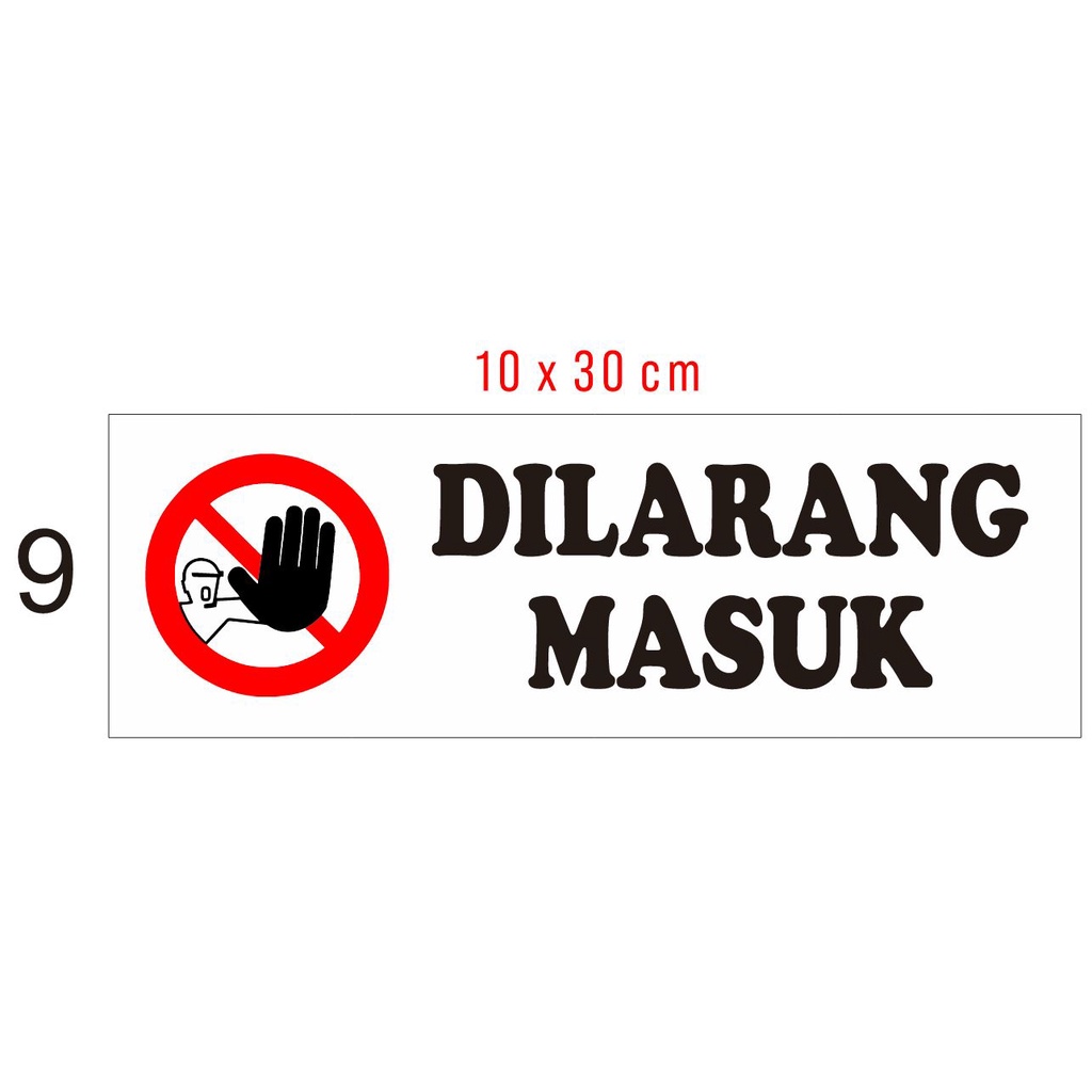 Jual Sign Acrylic Custom Staff Only | Stiker Staff Only | 9 Pilihan ...