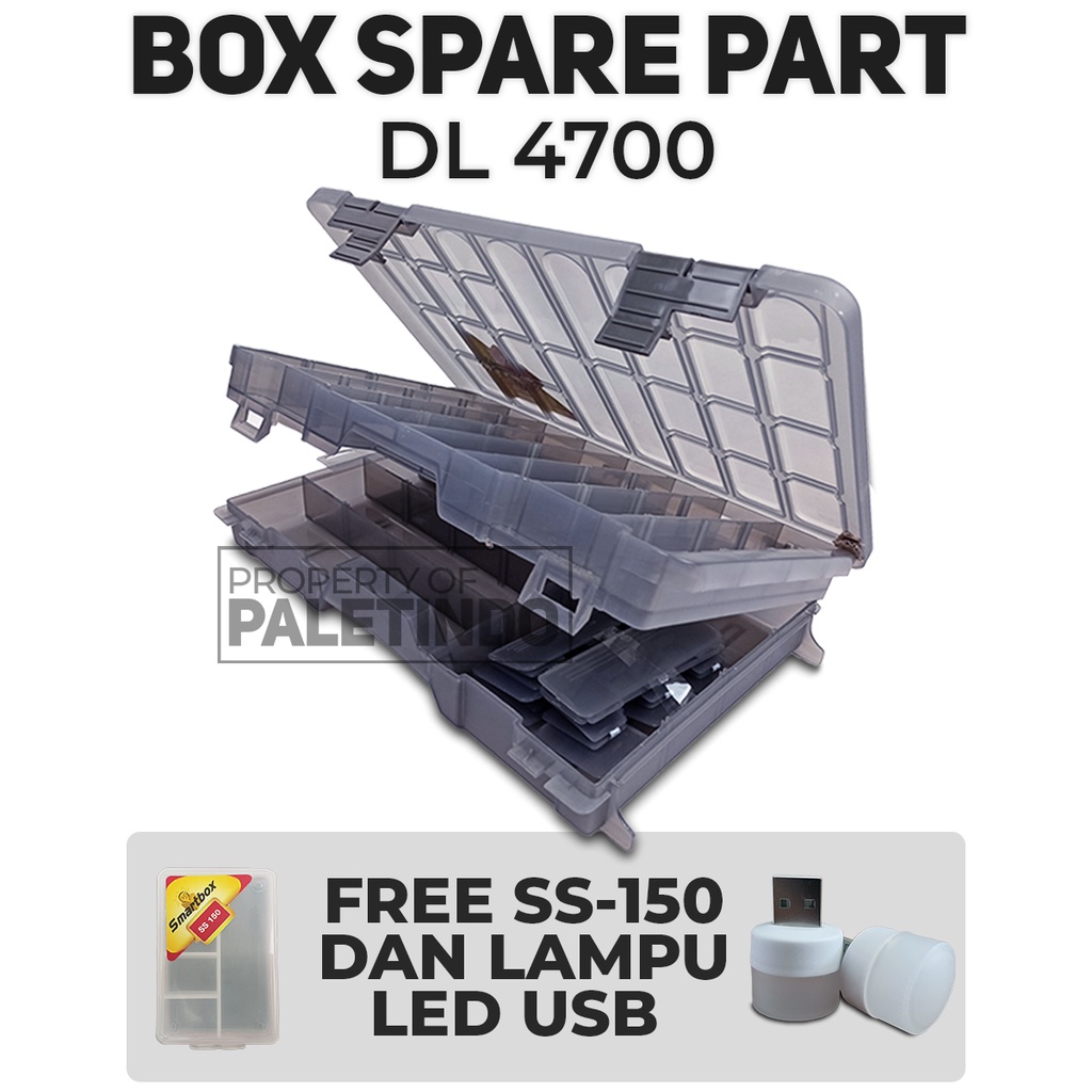 Jual Kotak Tempat Spare Part Box Plastik Serbaguna Perkakas - DL 4700 ...
