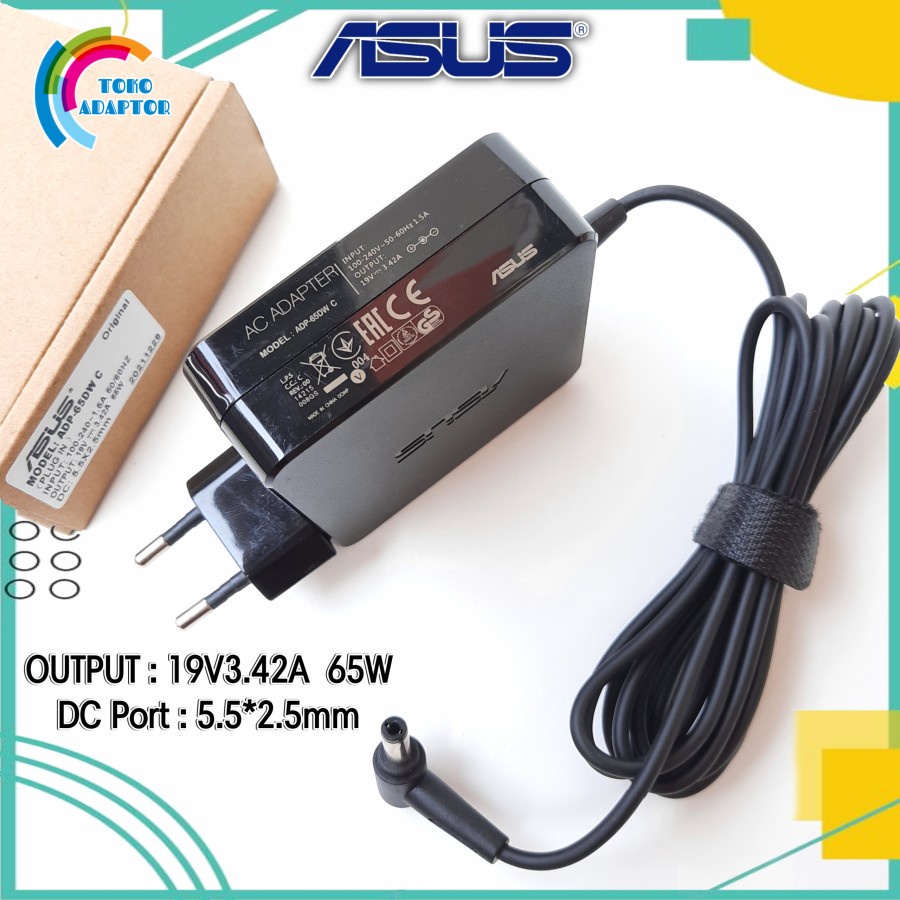 Jual Adaptor Charger Original Laptop Asus A450 A450C A450CA A450CC A450VC | Shopee Indonesia