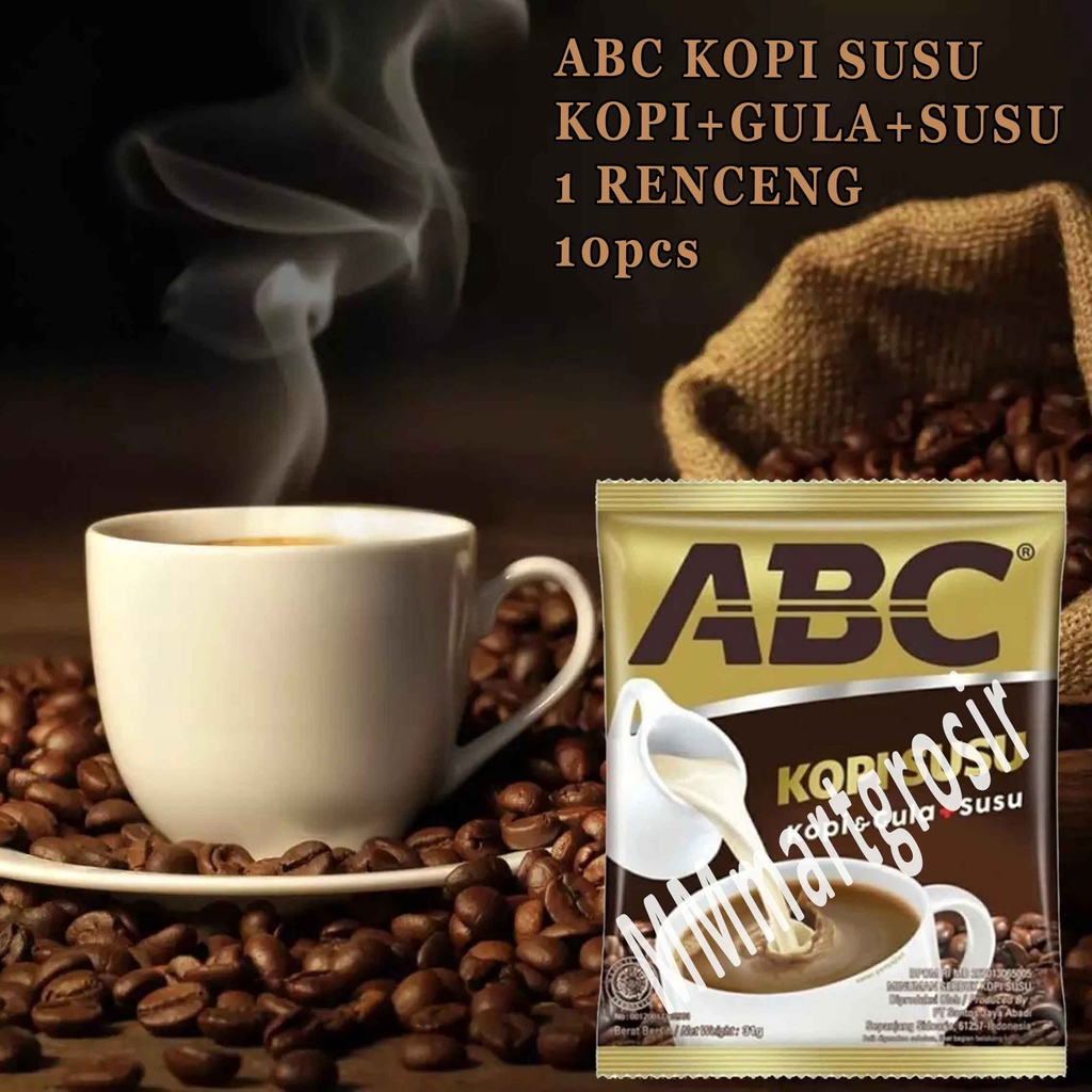 Jual ABC Kopi Susu / Kopi+Gula+Susu / Kopi Bubuk ABC / 1 Renceng 10pcs ...