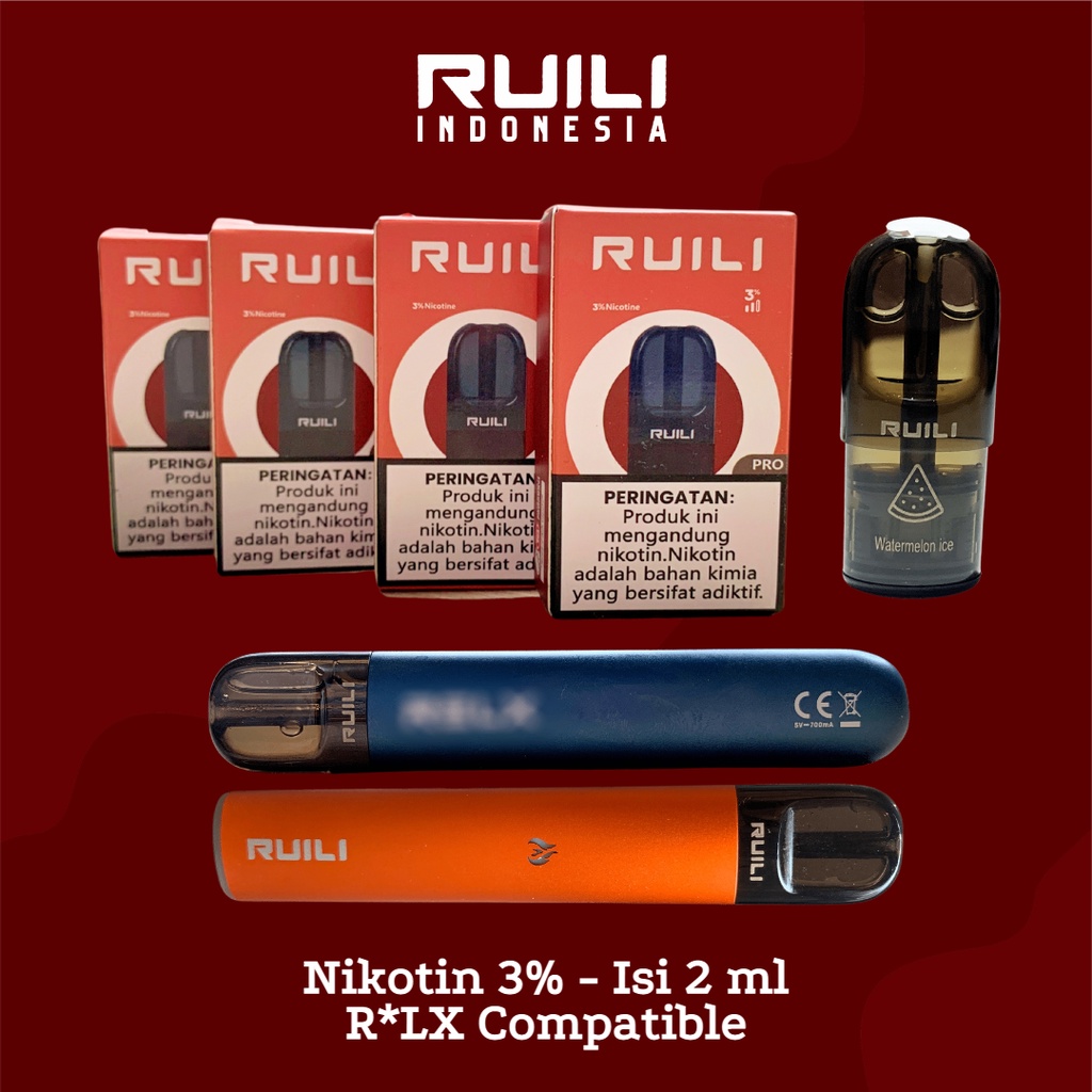 Jual [RELX Compatible] RUILI PODS Cartridge Refill Liquid Vape | Shopee ...