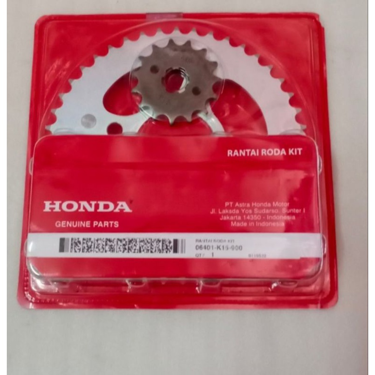 Jual Girset Drive Chain Kit Asli AHM CB150R 06401-K15-900 | Shopee ...