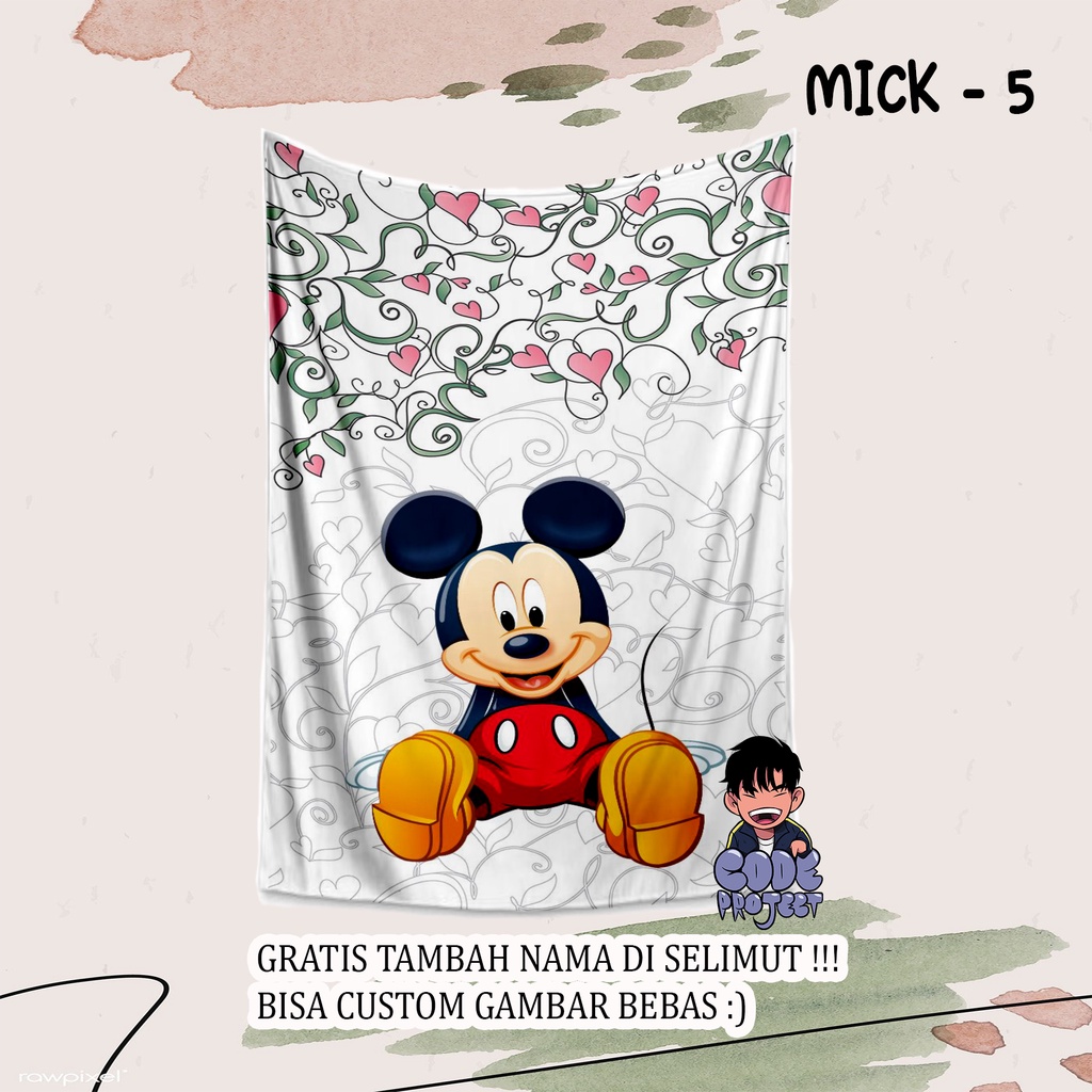 Jual SELIMUT KARAKTER MICKEY MOUSE - selimut anak mickey mouse ...