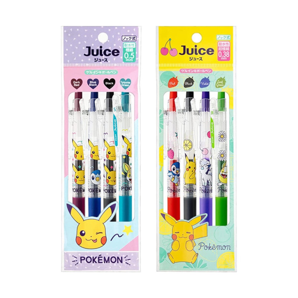 Jual Pilot Juice Showa Note Pokemon Pikachu Set Piplup Vulpix Yamper 0 ...