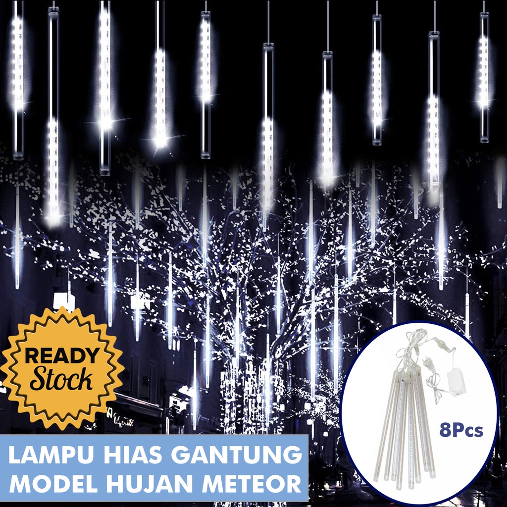 Jual Lampu Hias Gantung Model Hujan Rain Meteor Light Garden Lampu ...