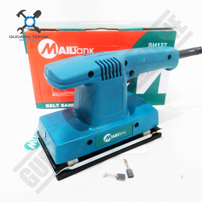 Jual MESIN AMPLAS LISTRIK 941HD SH127 NRT PRO X MAILTANK Belt Sender / Finishing Sander Electric ...