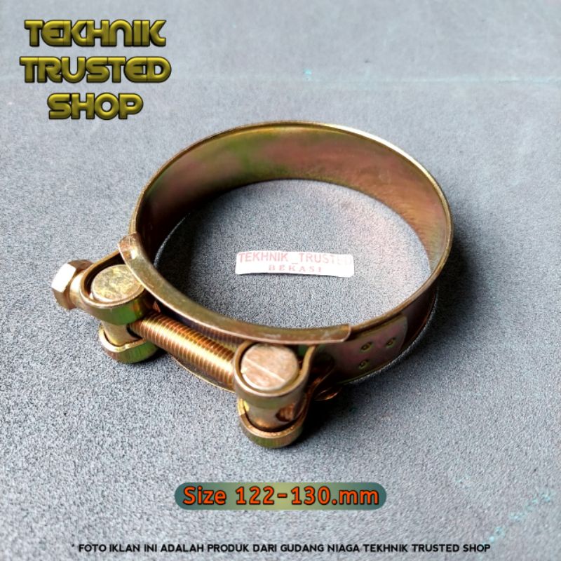 Jual Clamp superior besi 5" ( 122-130mm ) High pressure klem selang ...