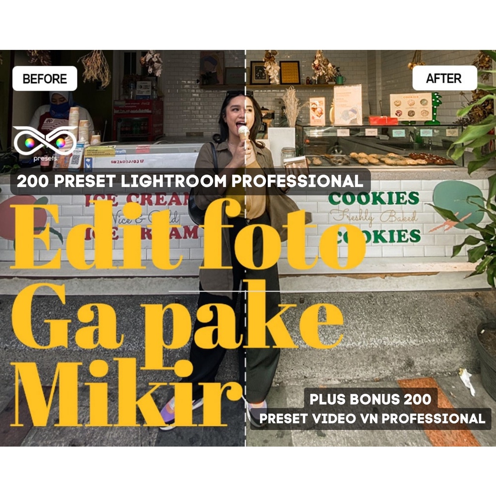 Jual Preset Lightroom Paket 200 Filter Hits - Filter Foto Instagram ...