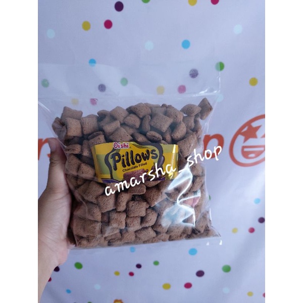 Jual Snack kiloan murah OISHI PILLOWS COKLAT Cemilan Original,EXP ...