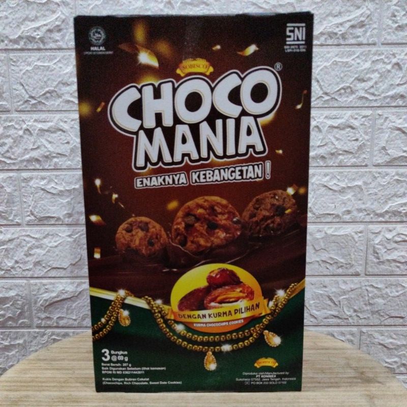 Jual Choco Mania Cookies Gift Pack 207g (3 bungkus x 69gr) | Shopee Indonesia