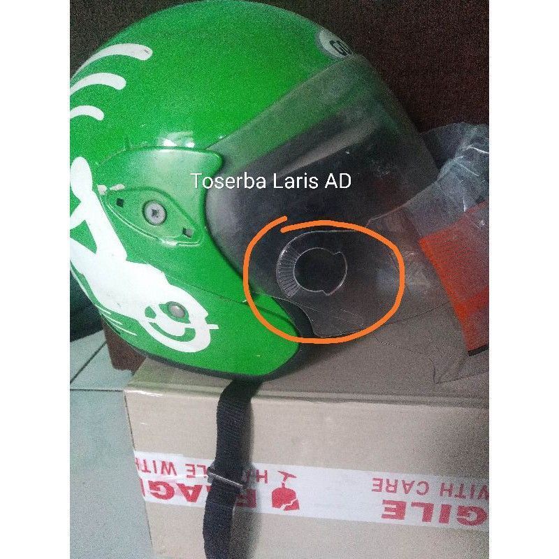 Jual Kaca helm grabe / kaca helm ojol | Shopee Indonesia