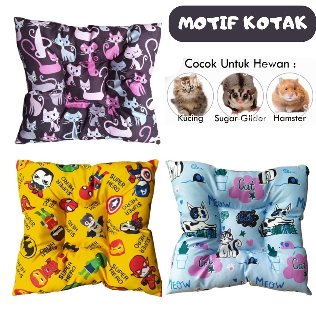 Jual Bantal Kucing Bermotif Tempat Tidur Kucing Anjing Bantalan Kasur ...