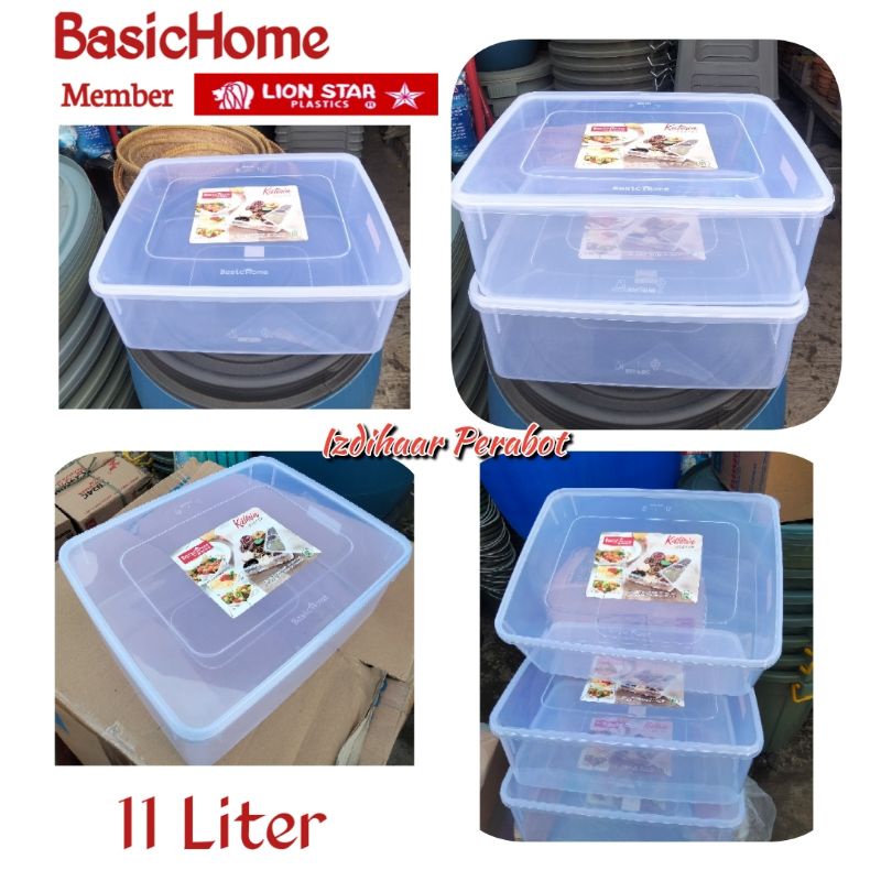 Jual BasicHome Member LION STAR Toples/ Box Donat / Food Box 11 Liter ...