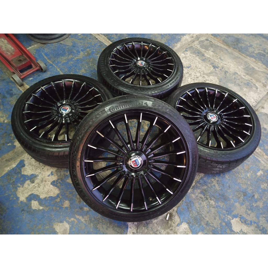 Jual velg seken alpina ring 17x7,5 lubang 4x100 4x114 seken bekas murah ...