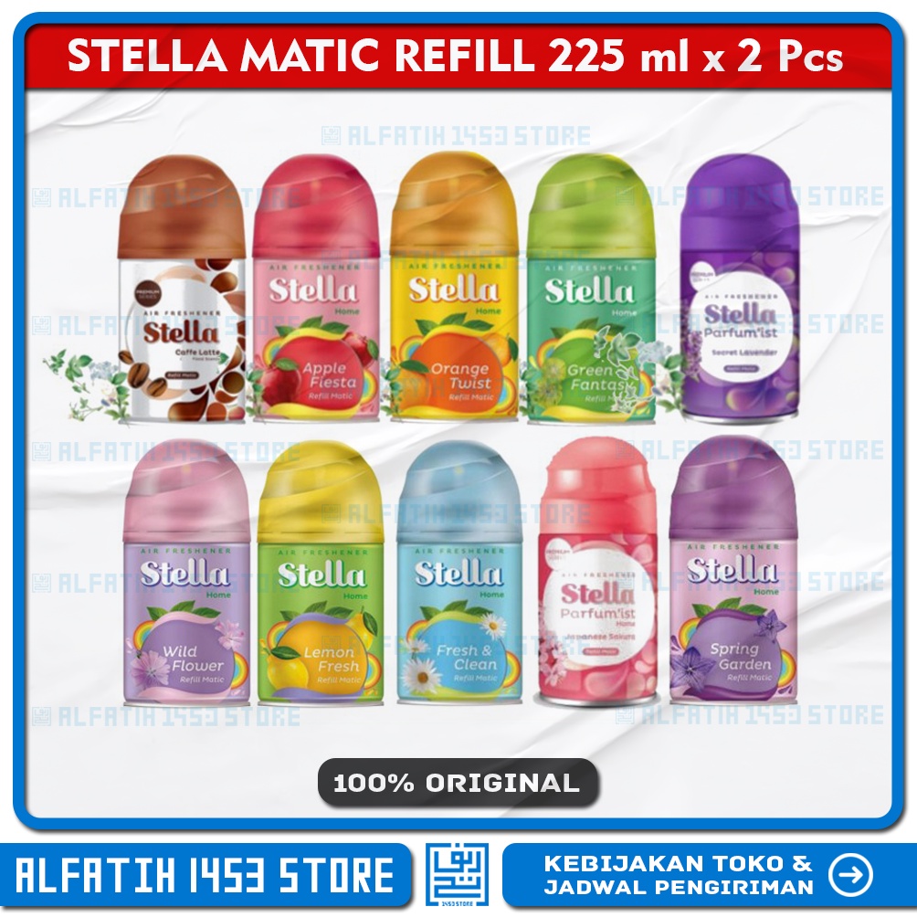 Jual Paket Ekonomis STELLA MATIC REFILL 225 ml x 2 Pcs | Shopee Indonesia