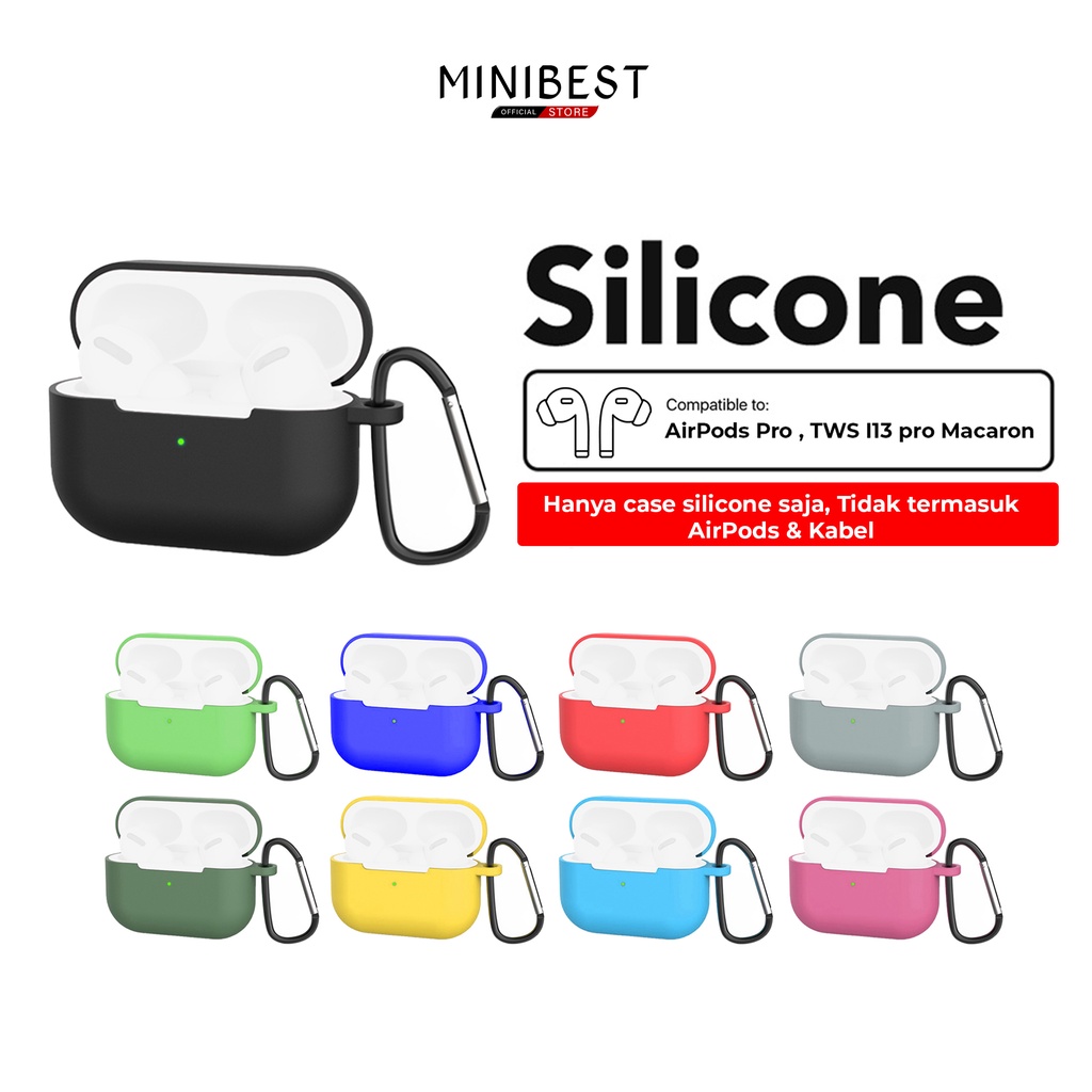 Jual MINIBEST Premium Silicone Casing Untuk Pods Pro I13 Free Hook ...