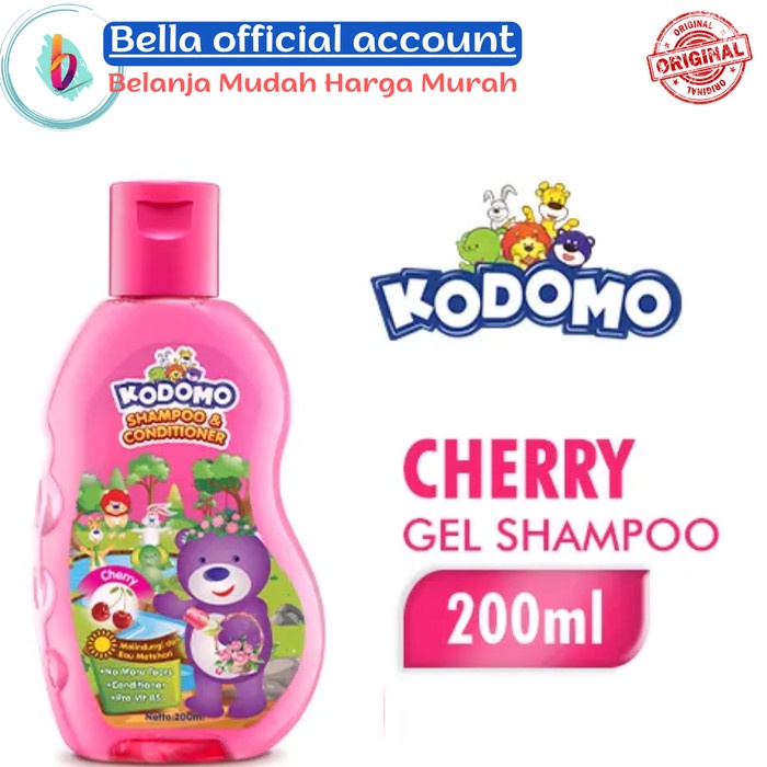 Jual Kodomo Cherry Shampoo Gel Anak 200 mL/ Kemasan Botol | Shopee Indonesia