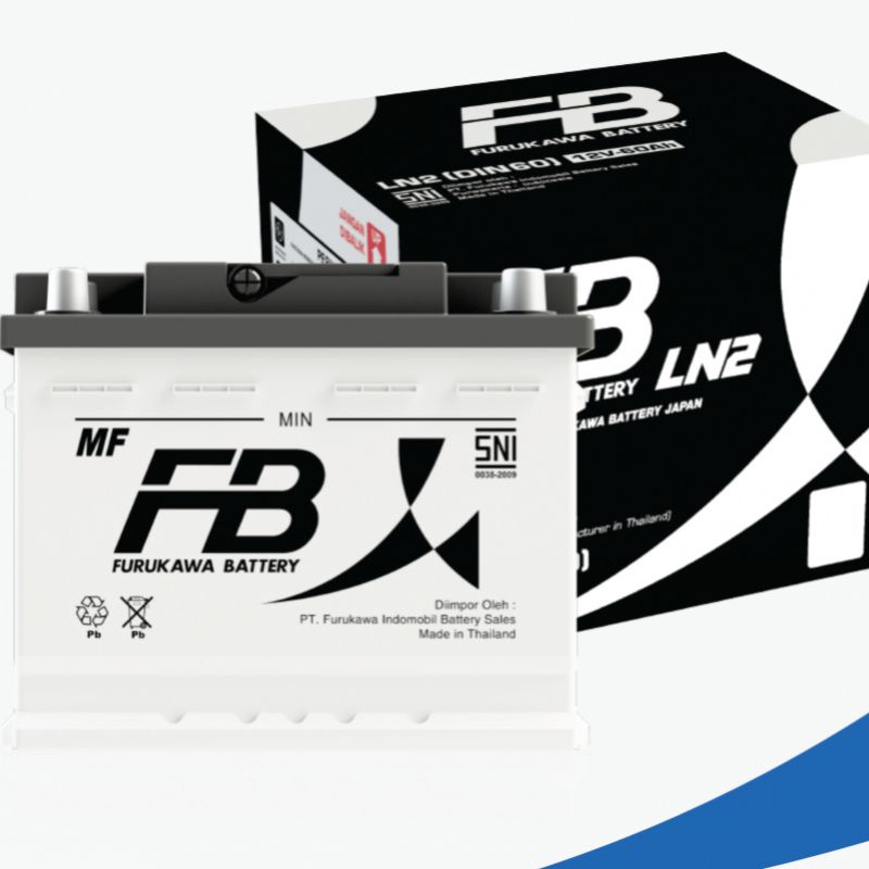 Jual AKI BATTERY FURUKAWA KERING LN2 DIN60 INNOVA REBORN FORTUNER SRZ BENSIN MAINTENANCE FREE ...