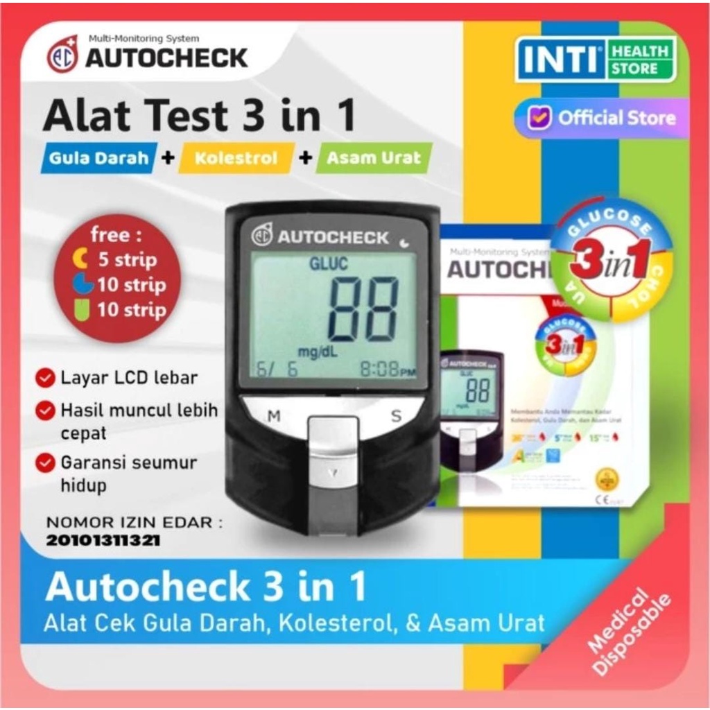 Jual Alat Autocheck 3 in 1 GCU | Shopee Indonesia