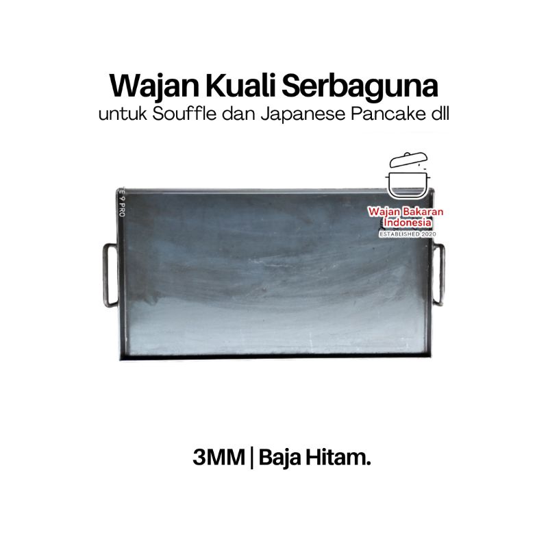 Jual [3MM] WAJAN PERSEGI TEBAL 3 MM UKURAN BESAR UNTUK ROTI BAKAR ...