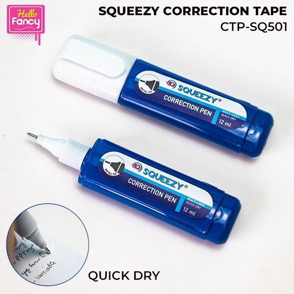 Jual Squeezy Correction Fluid Pen / Tipex Cair / Tipe-x Koreksi Cair 1 ...