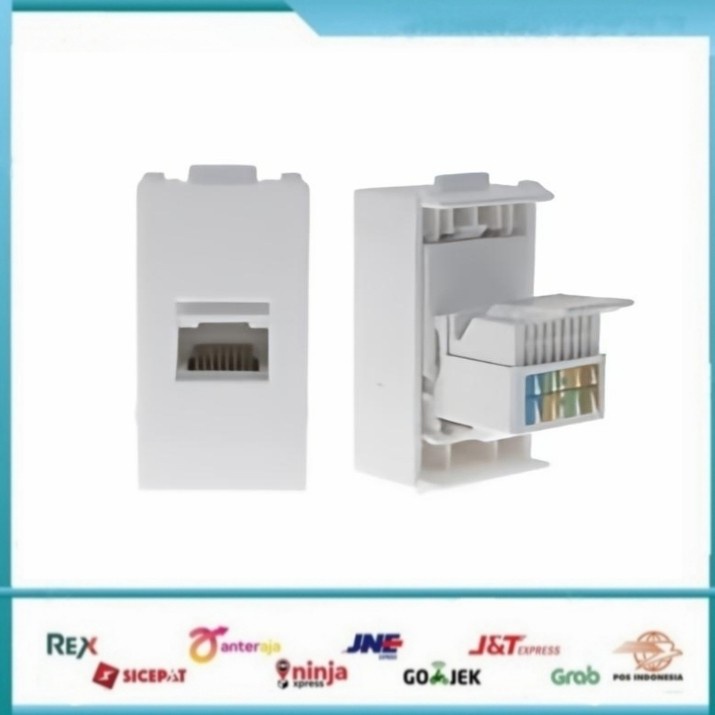 Jual Wall Socket Stop Kontak Module LAN RJ45 | Shopee Indonesia