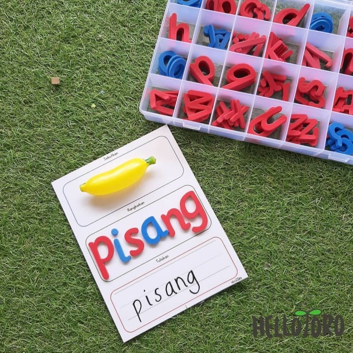 Jual Moveable Alphabet Huruf Montessori | Shopee Indonesia
