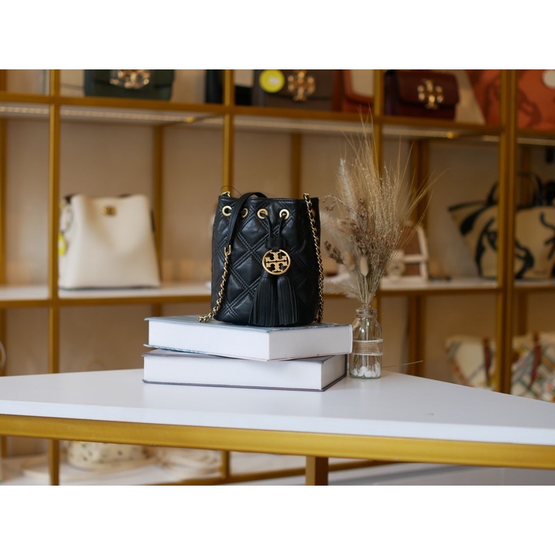 Jual TB Fleming Soft Mini Bucket Bag Black | Shopee Indonesia