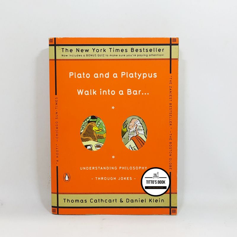 Jual NOVEL PLATO AND A PLATYPUS WALK INTO A BAR - THOMAS CATHCART ...