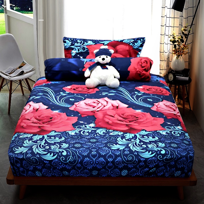 Jual Sprei Set (1 sprei + 1 sarung bantal +1 sarung guling) / 120x200cm ...