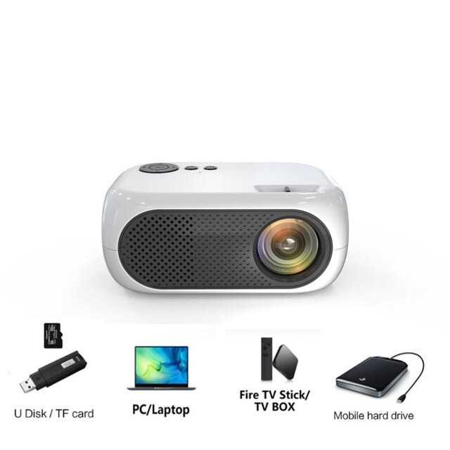Jual Proyektor Mini LCD Full HD 1080P 1200 Lumen Home Theater M24 ...