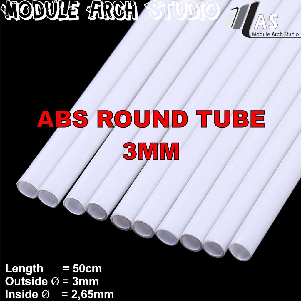 Jual ABS Round Tube - Maket Pipa Bulat - Stick Plastik | Shopee Indonesia