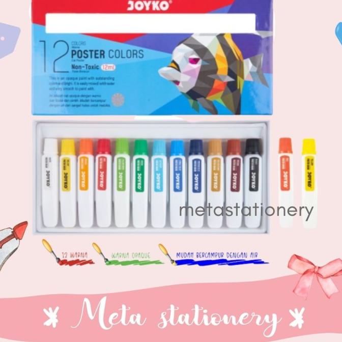 Jual BEST SELLER POSTER COLOR / CAT POSTER TUBE JOYKO TITI POC-12ML-12 ...