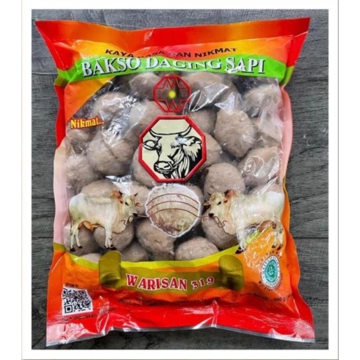 Jual BAKSO WARISAN 319 URAT ISI 50 PCS - DAGING SAPI | Shopee Indonesia