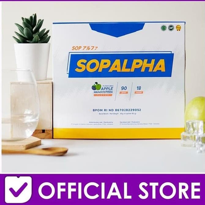 Jual SOPALPHA - Immune Booster Minuman Kesehatan Isi 18 Sachet | Shopee ...