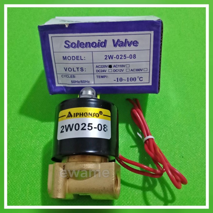 Jual Selenoid Valve Ac 220 V Uk 1/4 " | Shopee Indonesia
