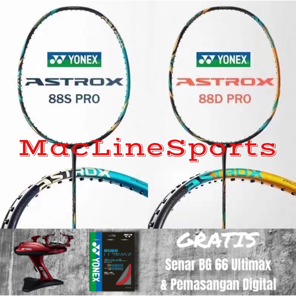 Jual RAKET BADMINTON YONEX ASTROX 88S PRO | ASTROX 88D PRO ORIGINAL ...