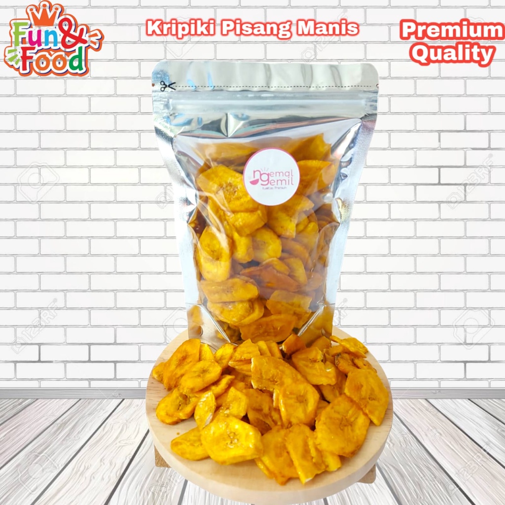 Jual Snack Keripik Pisang Manis Kripik Pisang Karamel Homemade Kualitas ...