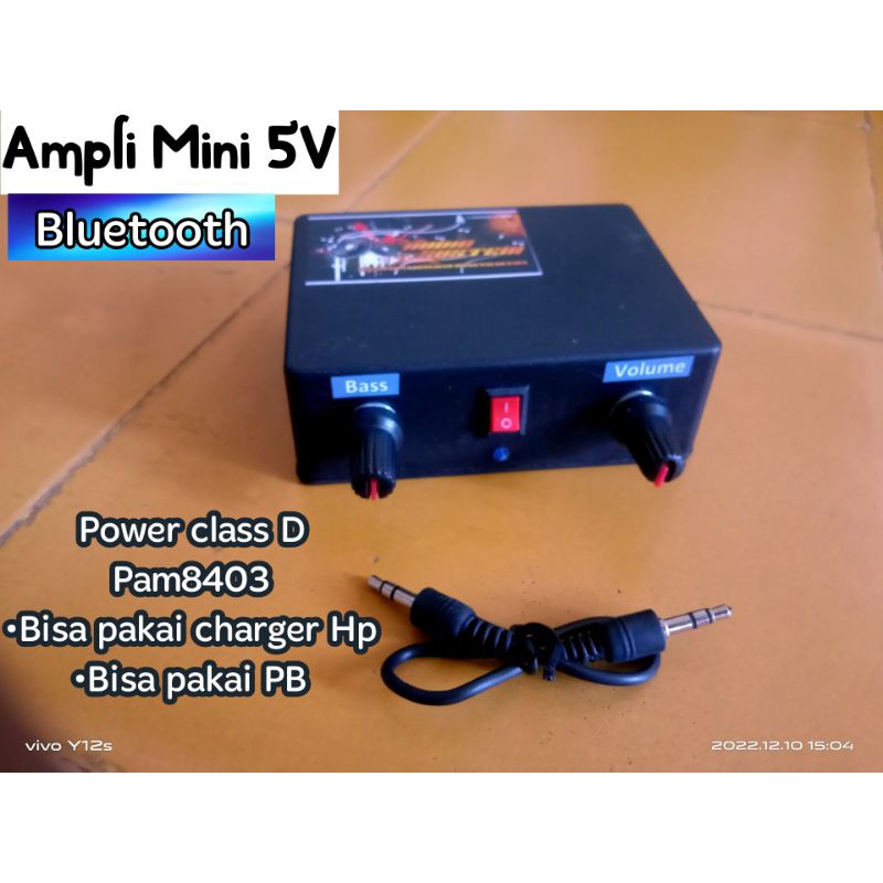 Jual Ampli Mini Bluetooth 5v (Vol_Bass) | Shopee Indonesia