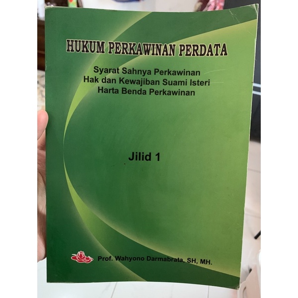 Jual HUKUM PERKAWINAN PERDATA JILID 1 SYARAT SAHNYA PERKAWINAN HAK DAN KEWAJIBAN SUAMI ISTRI ...