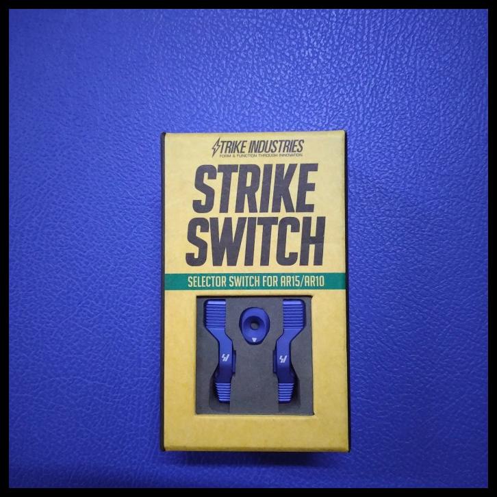 Jual Strike Industries Aluminum Selector Switch M4 Gbb - Blue - Tribal ...
