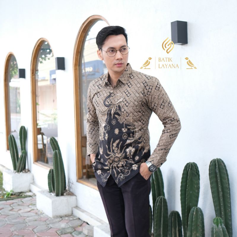 Jual Kemeja Batik Damar Wulan Slimfit Full Puring Baju Formal atau ...